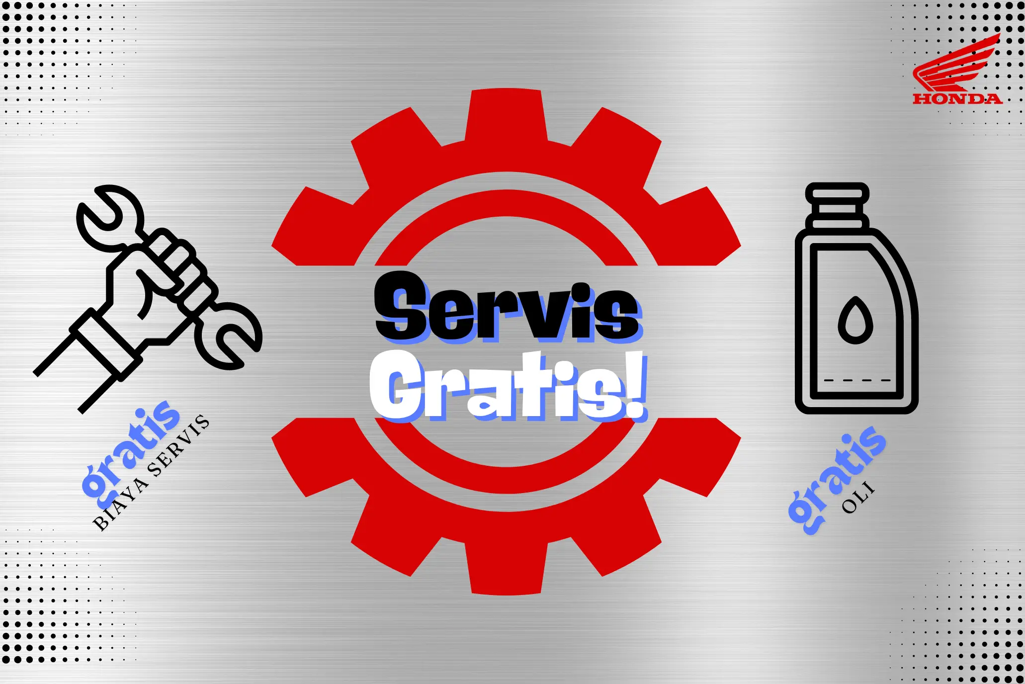 Servis Gratis Motor Honda - JADWAL SERVIS BERKALA